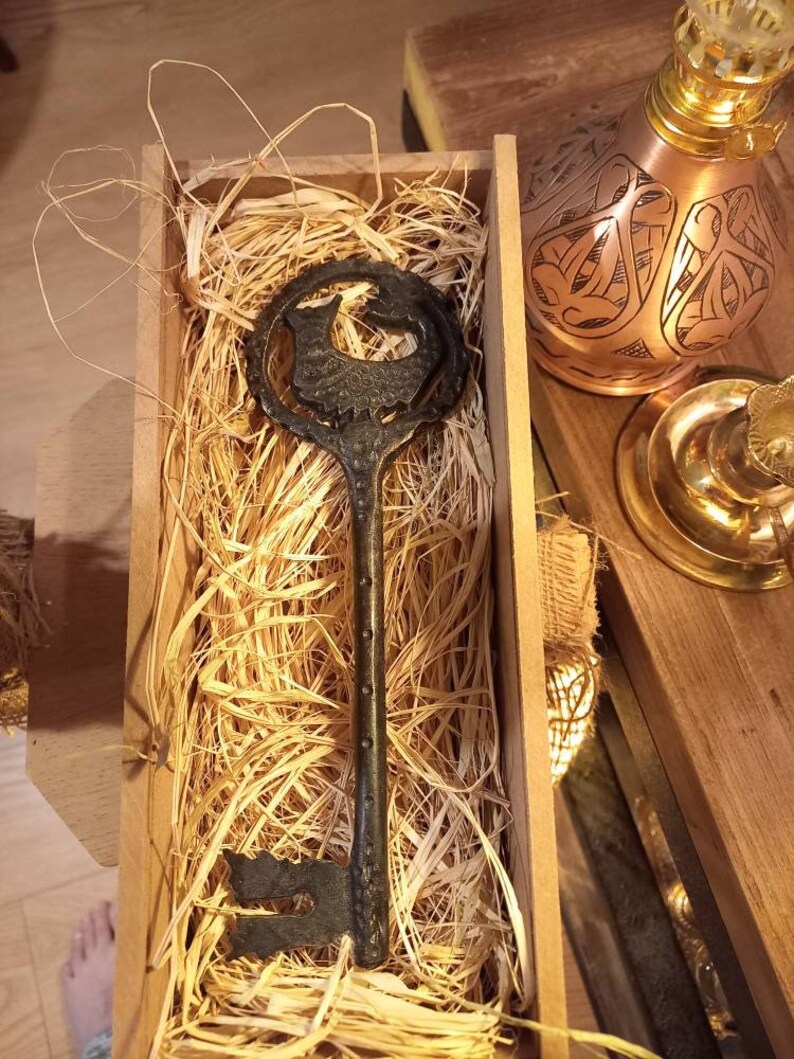 Cast Brass Large Rustic Skeleton Keys Victorian Keys - Etsy