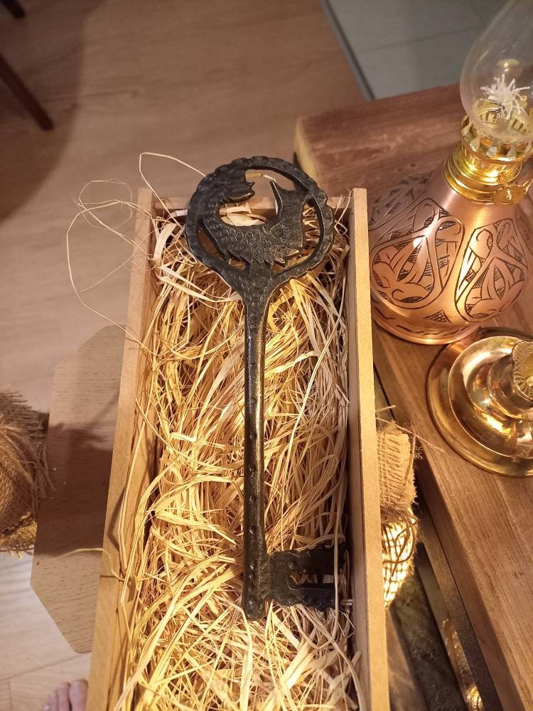 Cast Brass Large Rustic Skeleton Keys Victorian Keys - Etsy