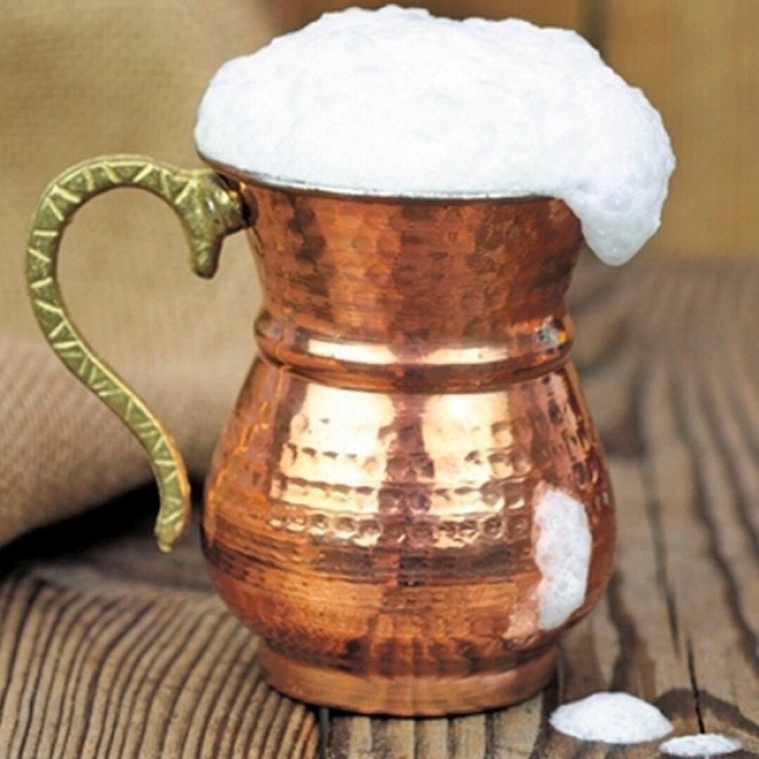 6xturkish Copper Mug, Ayran Cup, Ayran Mug Set, Moscow Mule Set 6 Piece ...