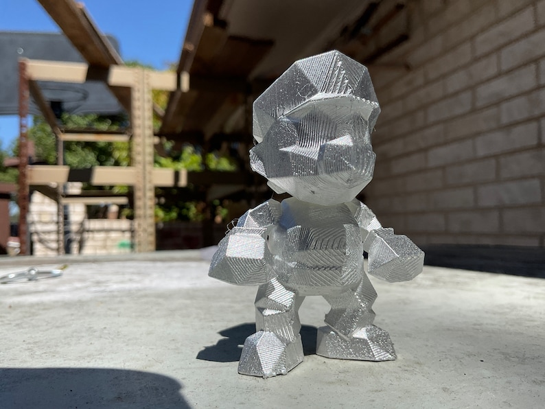 Super Mario 64 Metal Mario 3D Printed Model Figure - Etsy