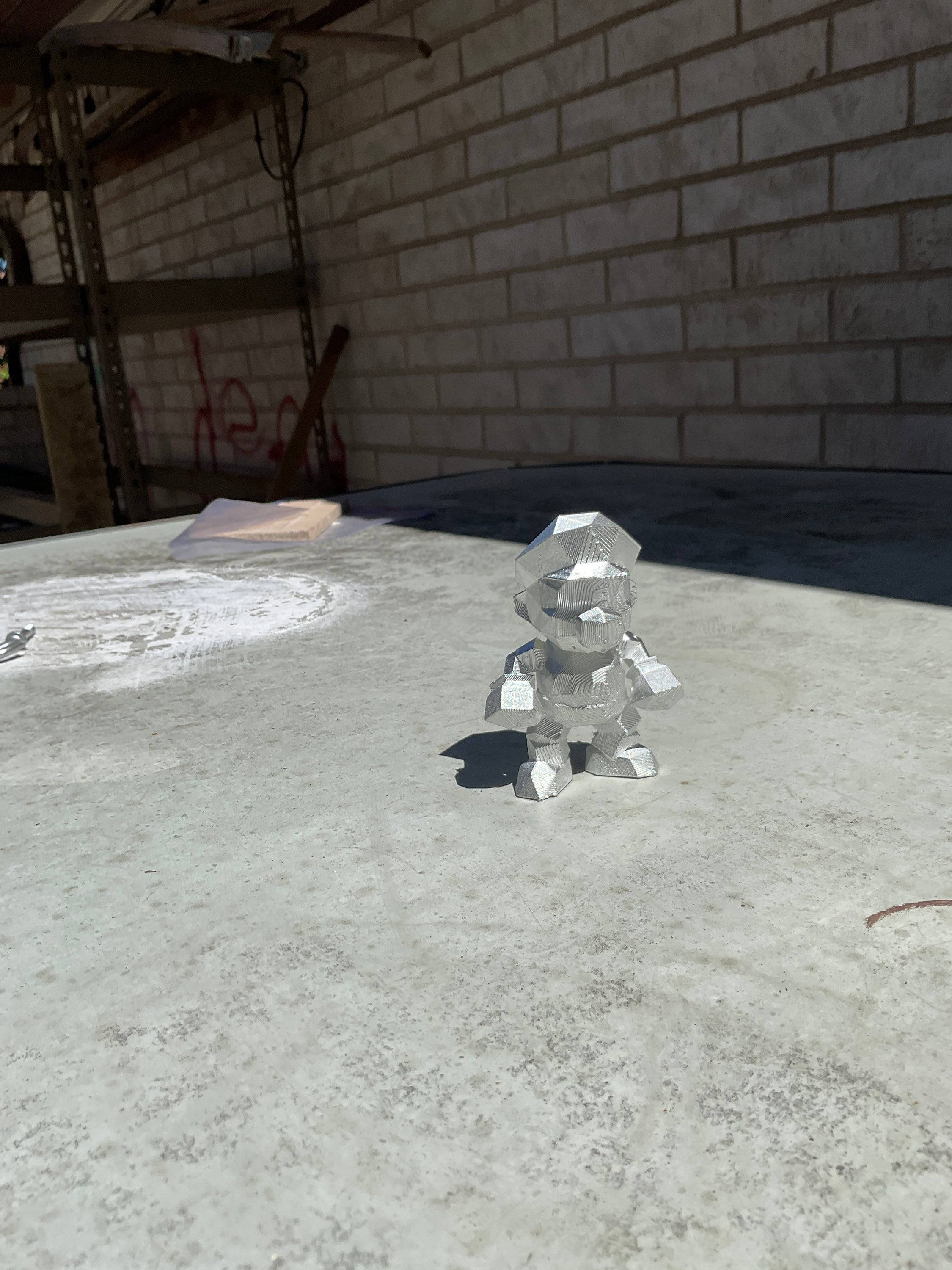 Super Mario 64 Metal Mario 3D Printed Model Figure - Etsy