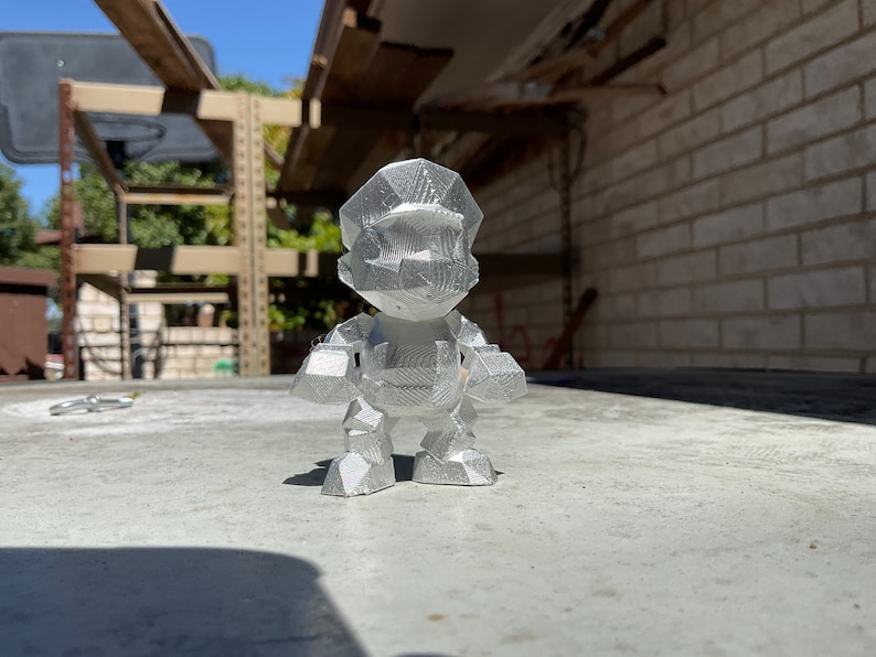 Super Mario 64 Metal Mario 3D Printed Model Figure - Etsy
