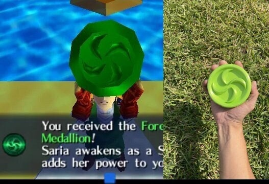 3D Printed the Legend of Zelda Forest Medallion From Ocarina of Time on ...