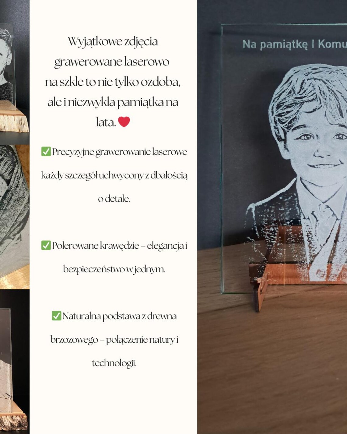 Glass - Laser Engraved Photo - Etsy