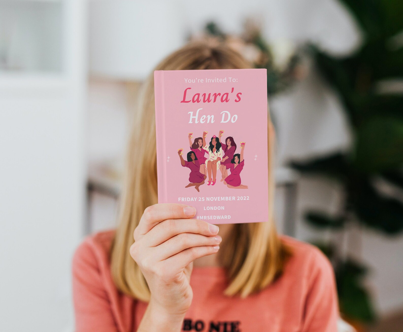 Bachelorette Hen Do Party, Invitation Template, Editable Digital ...