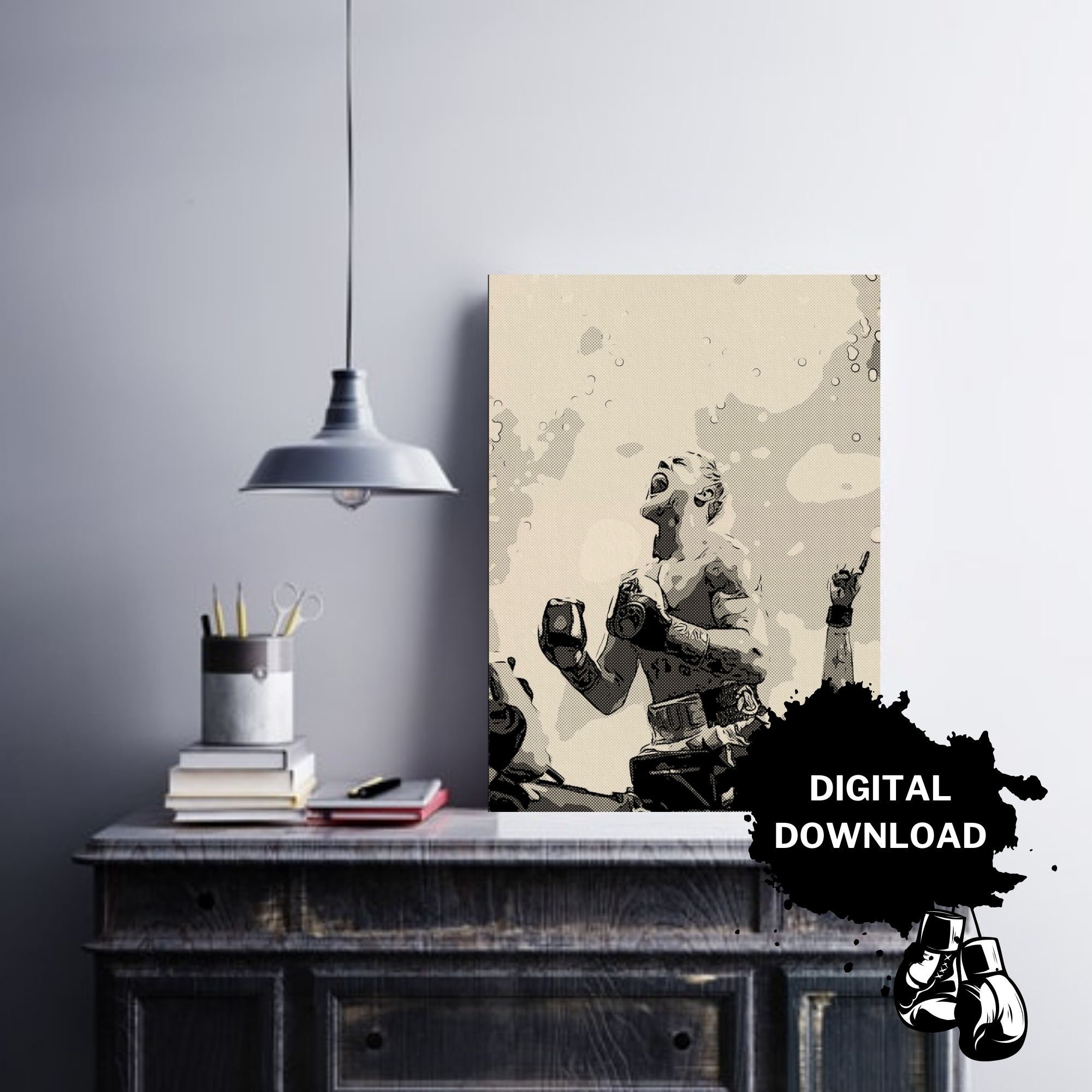 Jake Paul Poster Printable Wall Poster Boxing Maverick - Etsy