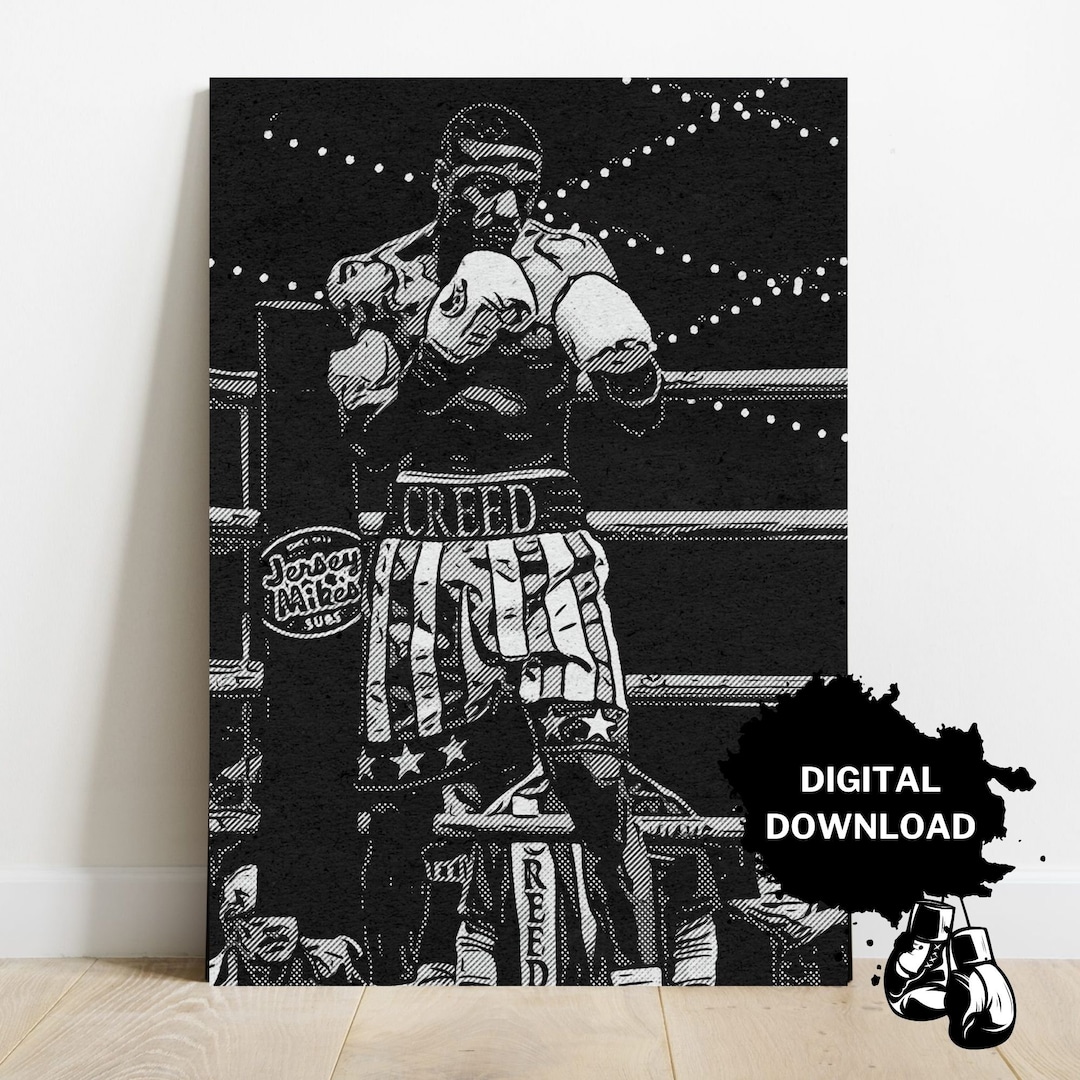 Creed Wall Art, Boxing Poster, Man Cave Wall Art, Heavyweight Boxing ...
