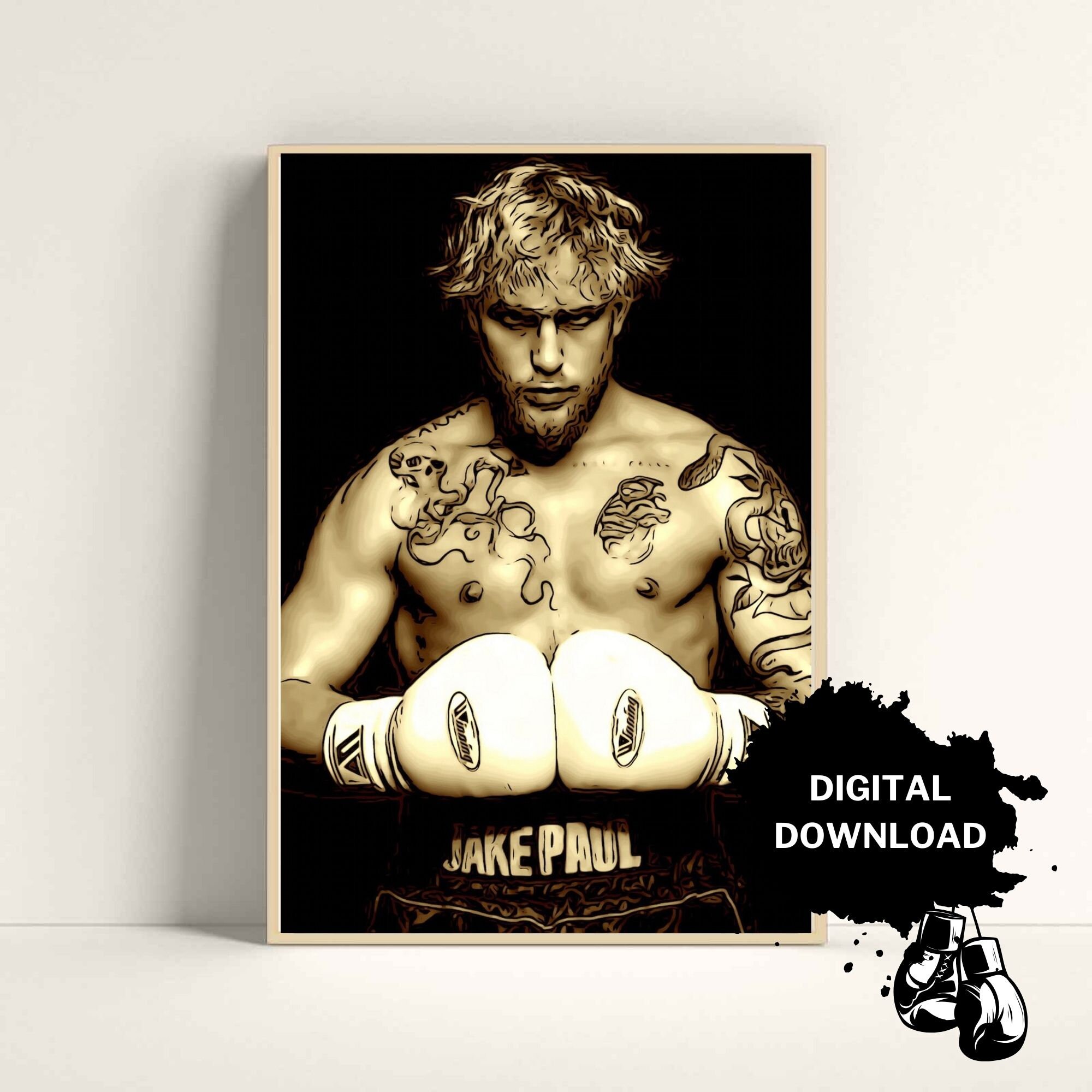 Jake Paul Boxing Poster Printable Wall Art Boxing Poster - Etsy