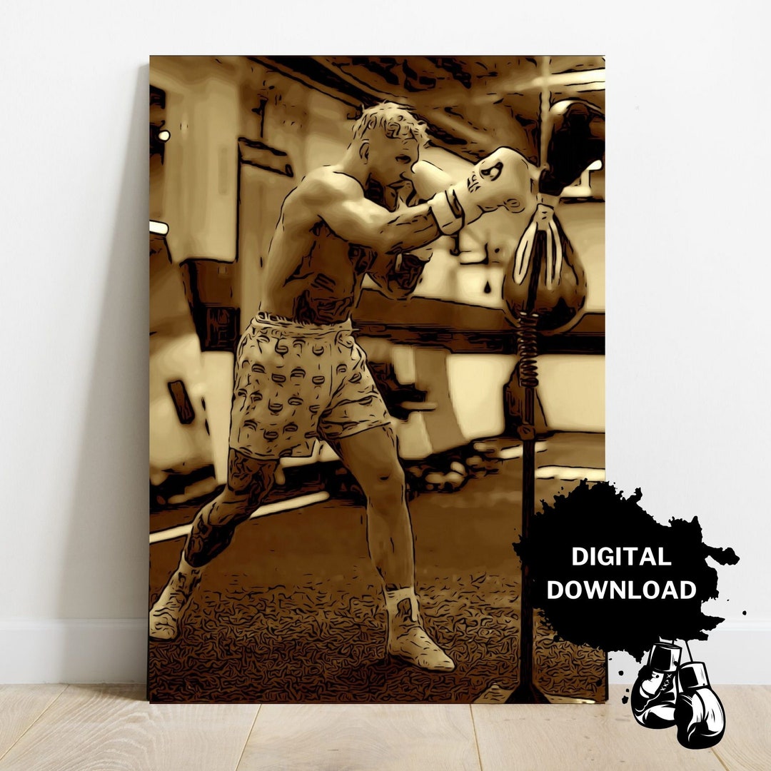Jake Paul Boxing Poster, Printable Wall Art, Boxing Poster, Social ...