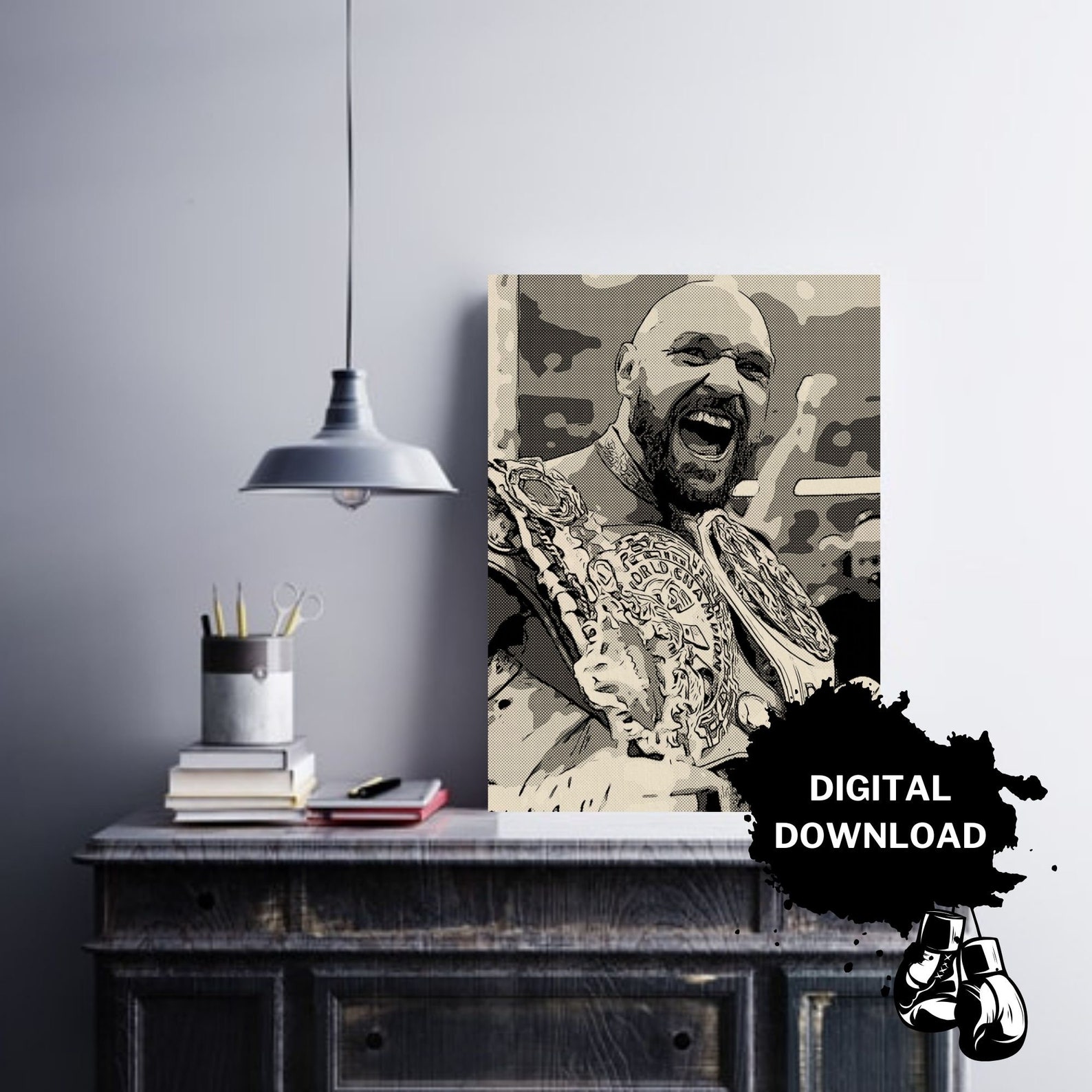 Tyson Fury Poster, Greatest Heavyweight Boxer, Greatest of All Time ...