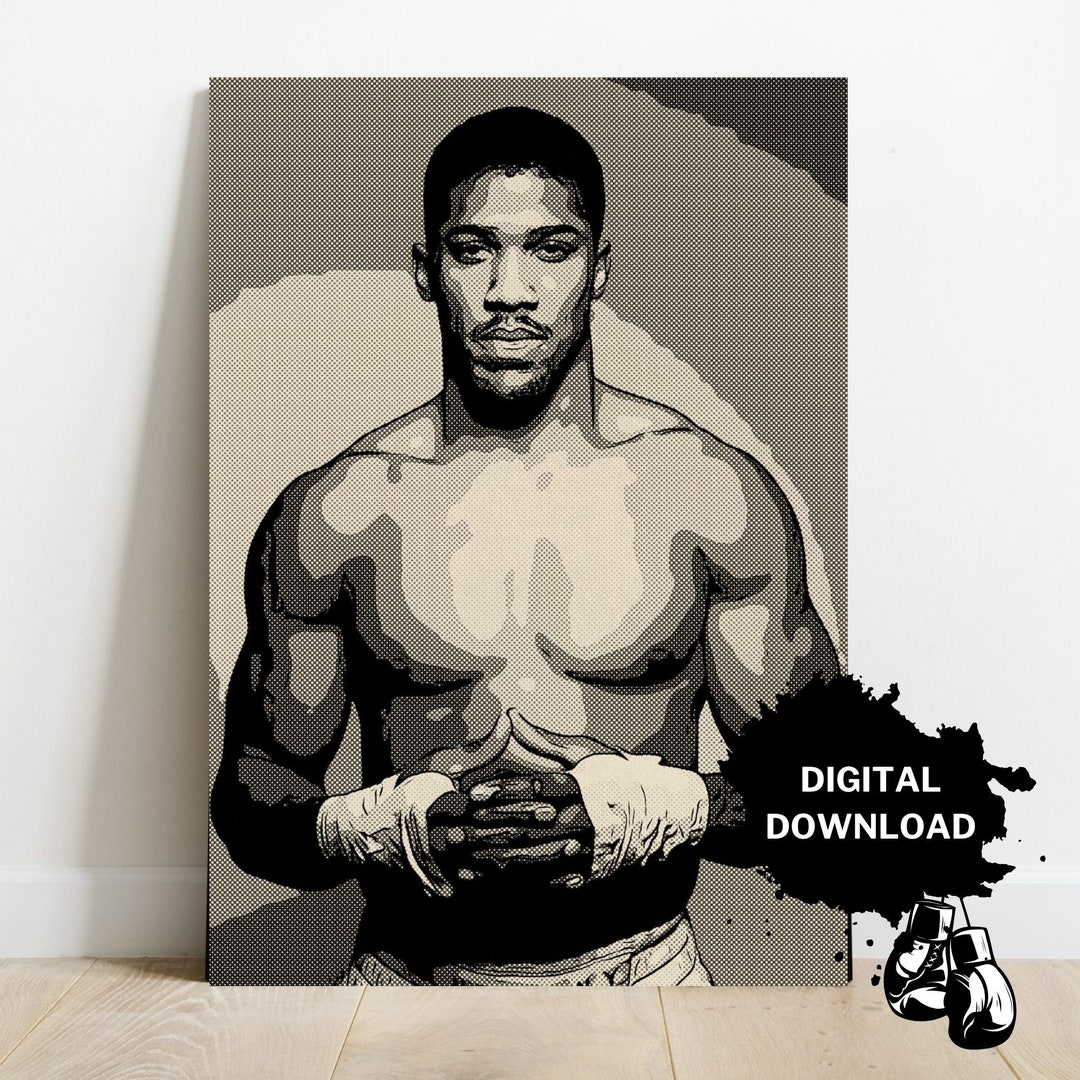 Anthony Joshua Wall Art Printable Boxing Poster - Etsy