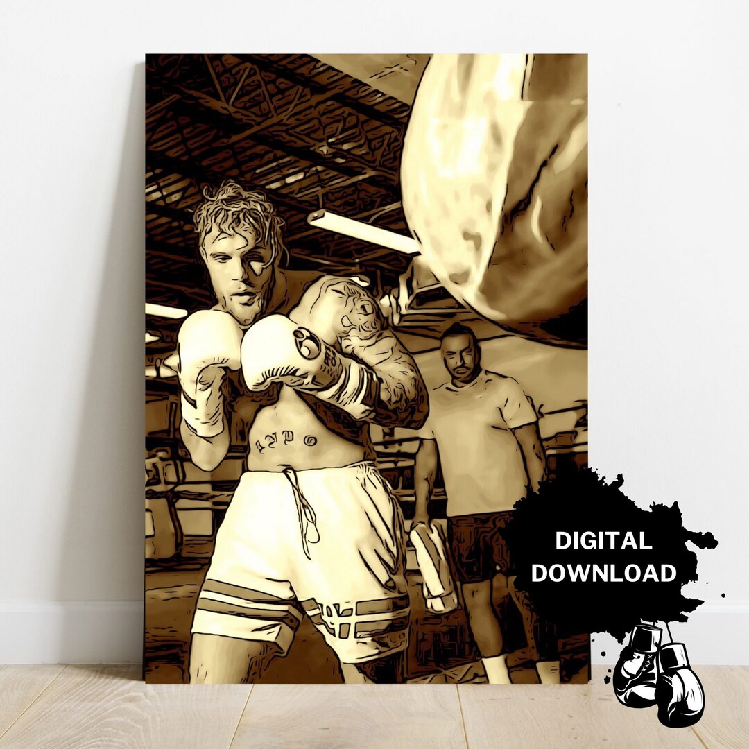 Jake Paul Poster, Printable Poster, Boxing Maverick, Influencer ...