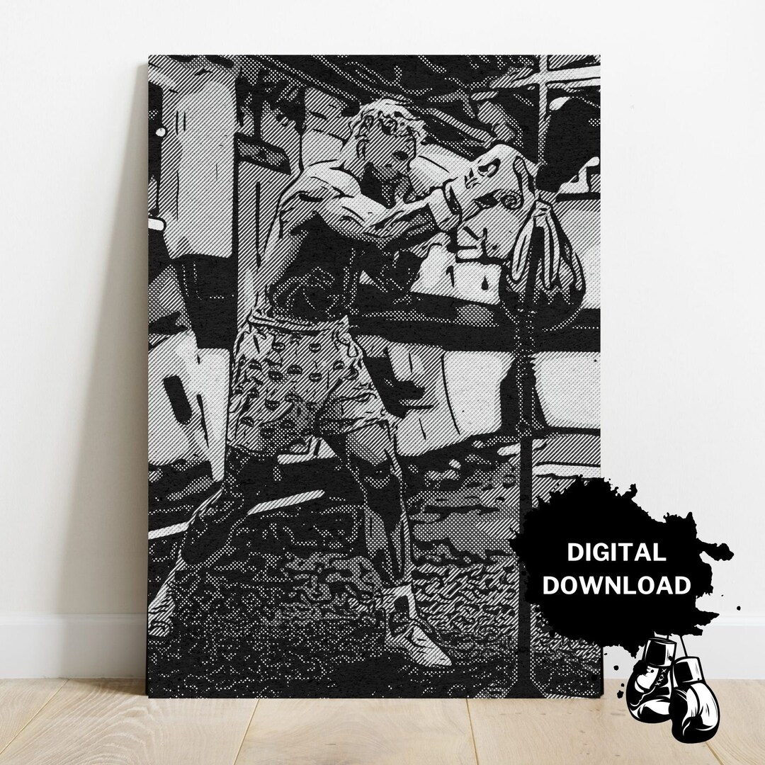 Jake Paul Boxing Poster, Printable Wall Poster, Boxing Maverick ...