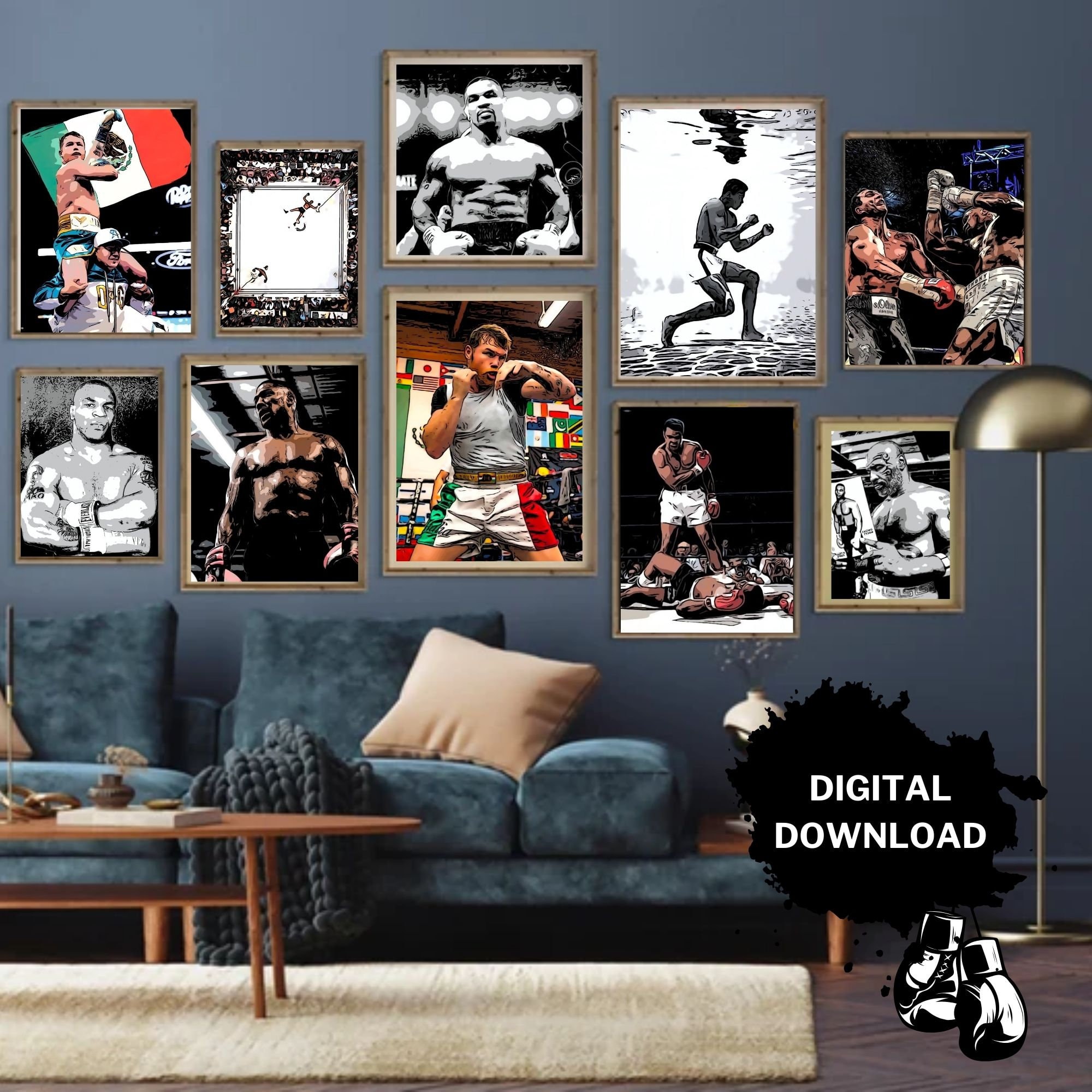 Canelo Alvarez Poster, Printable Wall Poster, Greatest Mexican Boxer ...