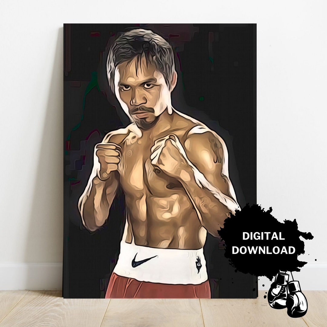 Manny Pacquiao Poster Boxing Goat Printable Wall Art - Etsy