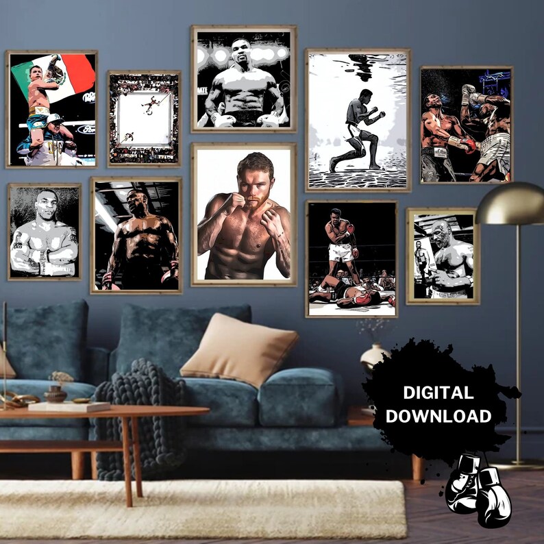 Canelo Alvarez Wall Art, Printable, Mexican Legend, Undisputed Champion ...
