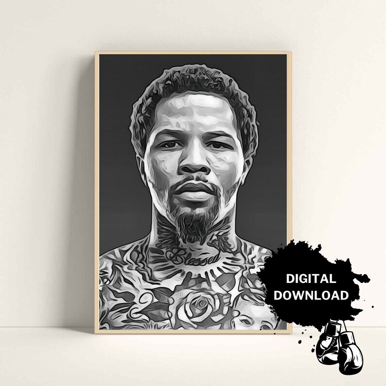 Gervonta Davis Poster, Tank, Undisputed Boxer, Champion, Face of Boxing ...