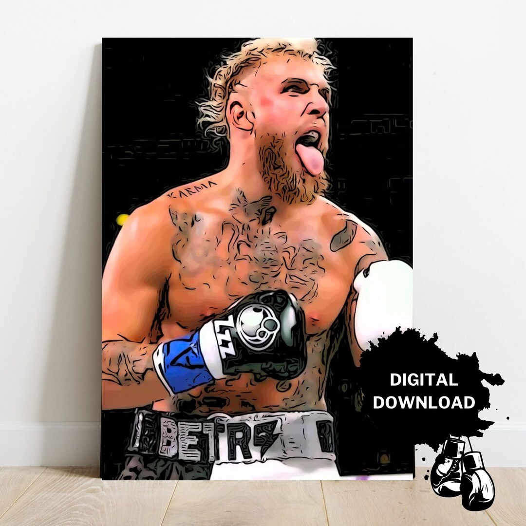 Jake Paul Wall Art, Printable, Boxing Poster, Boxing Influencer ...