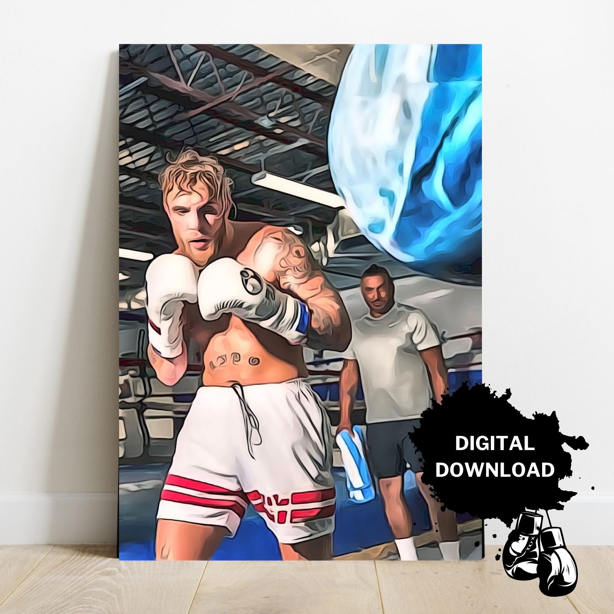 Jake Paul Poster, Printable Poster, Boxing Poster, Influencer ...