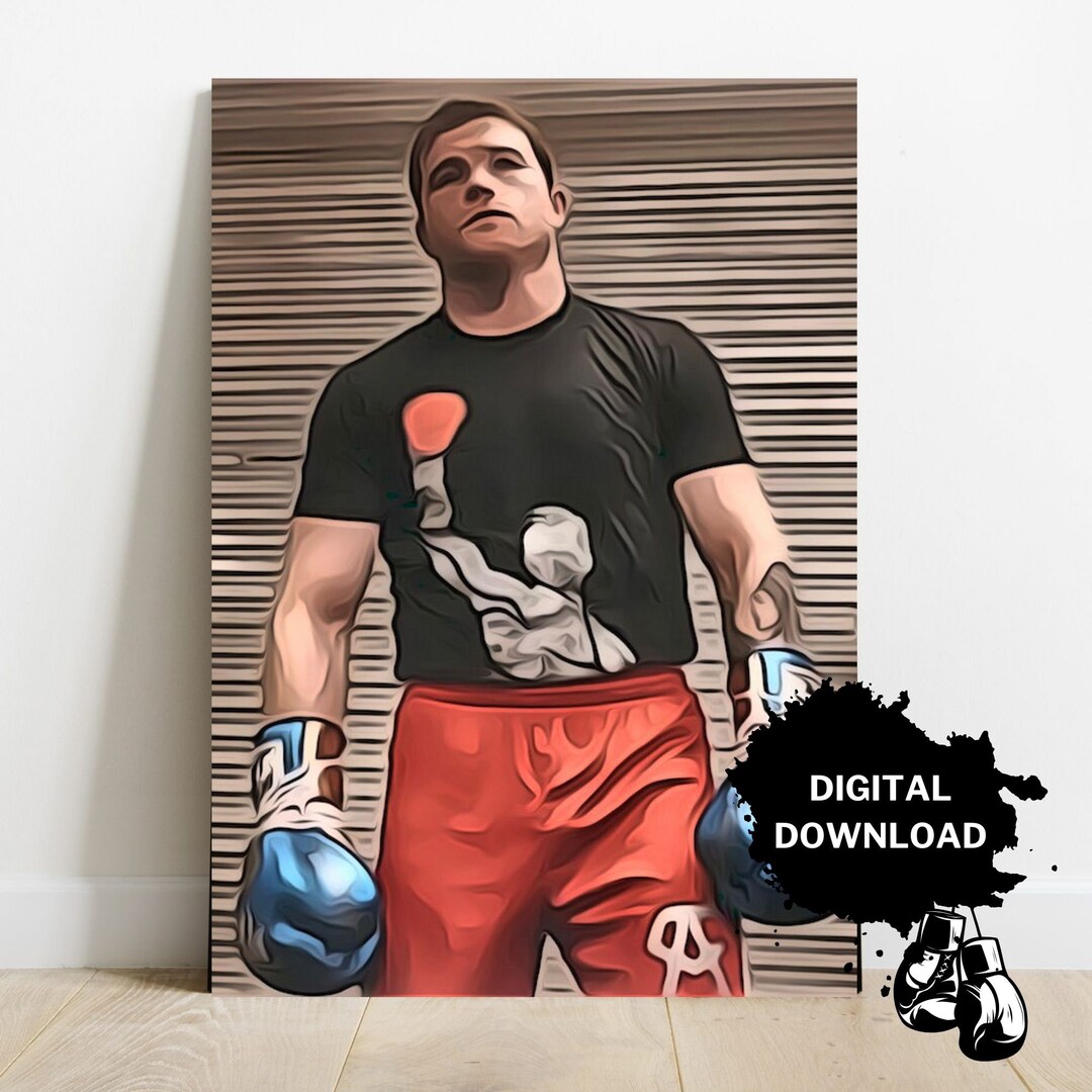 Canelo Alvarez Printable Poster, Wall Art, Boxing Great, Pound-for ...