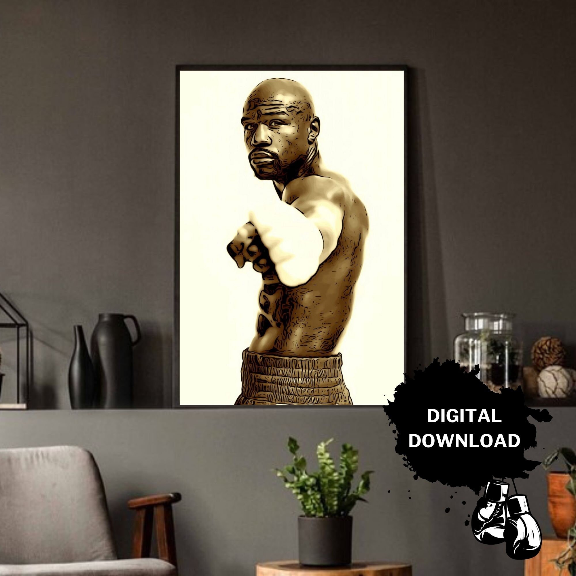 Floyd Mayweather Fighter Poster Greatest Boxer Printable - Etsy