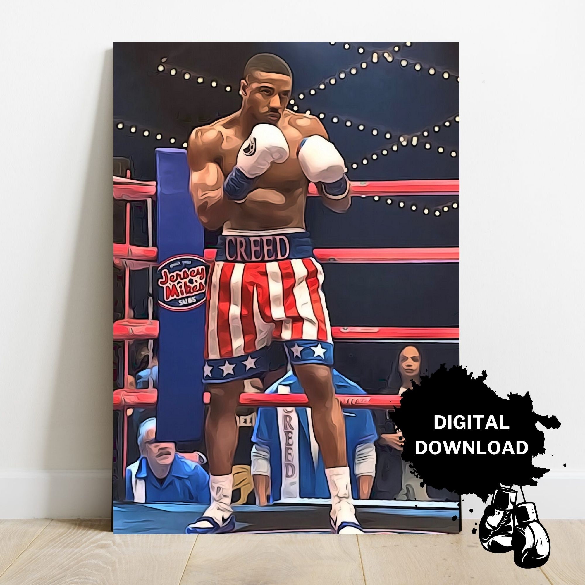 Creed Poster, Man Cave Boxing Poster, Boxing Art, Heavyweight Boxing ...