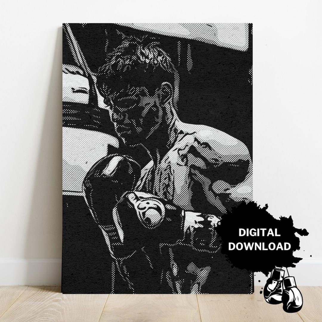 Ryan Garcia Poster, Boxing Champion, Face of Boxing, Printable Wall Art ...
