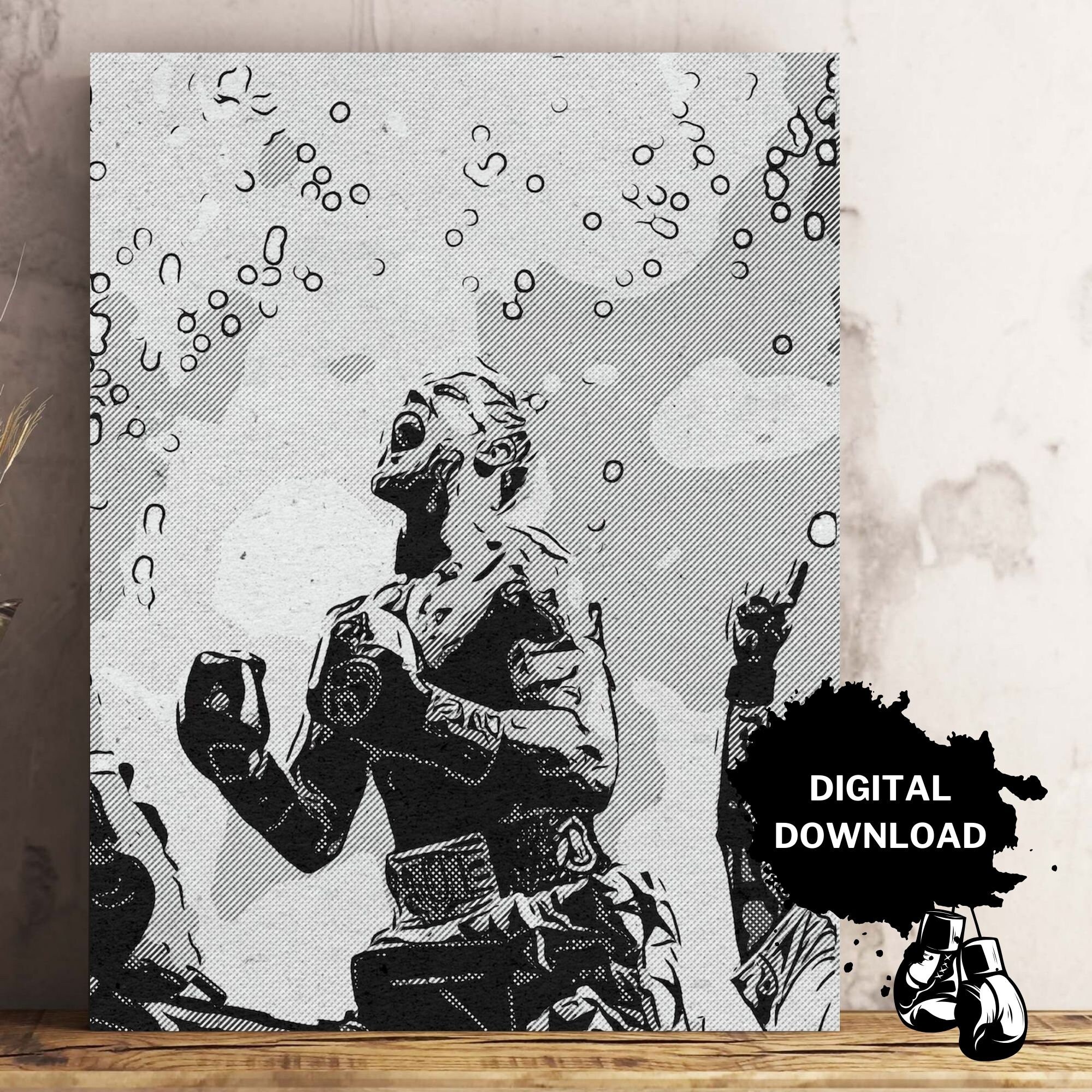 Jake Paul Poster Printable Wall Art Boxing Poster - Etsy