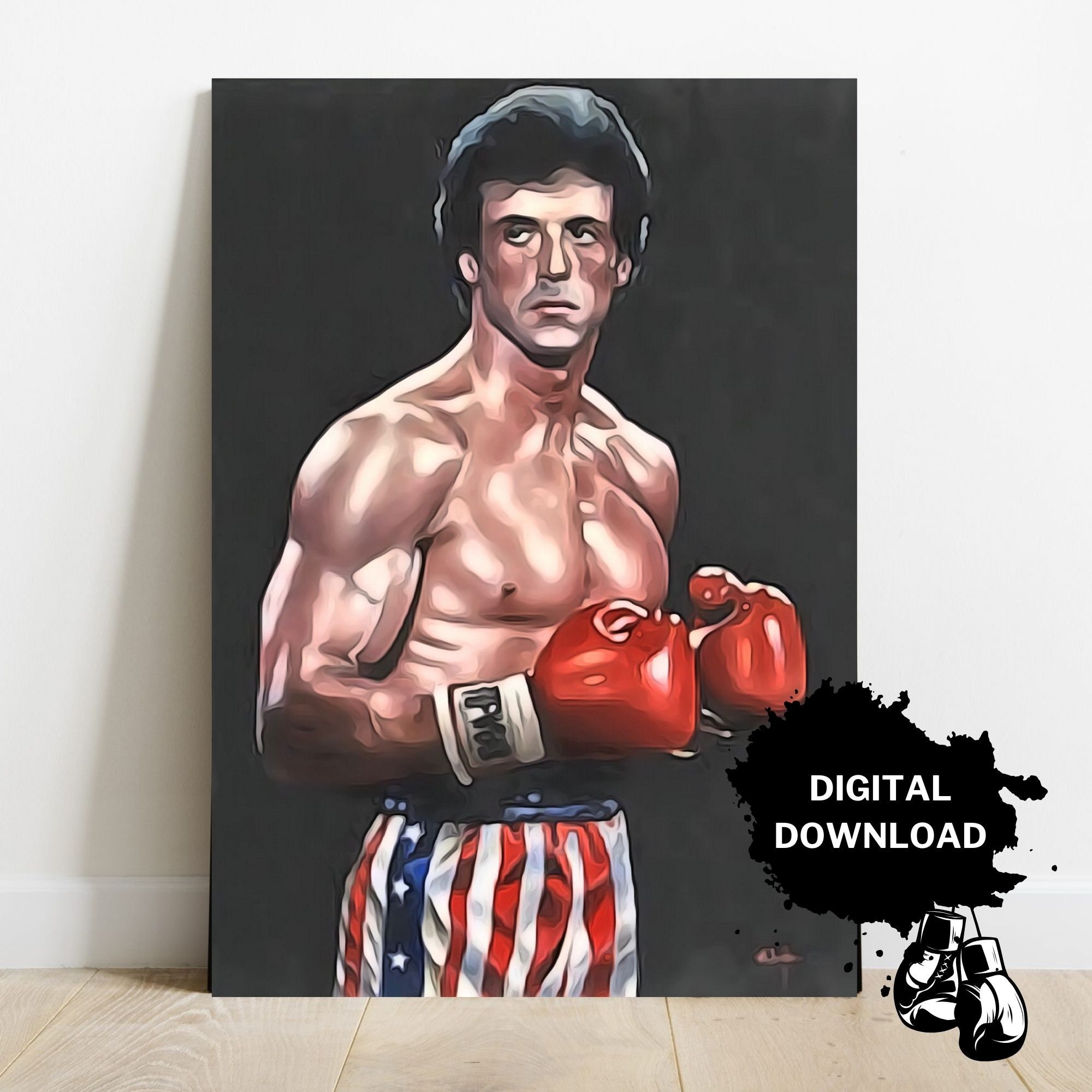 Rocky Balboa Boxing Poster, Boxing Icon, Greatest of All Time ...