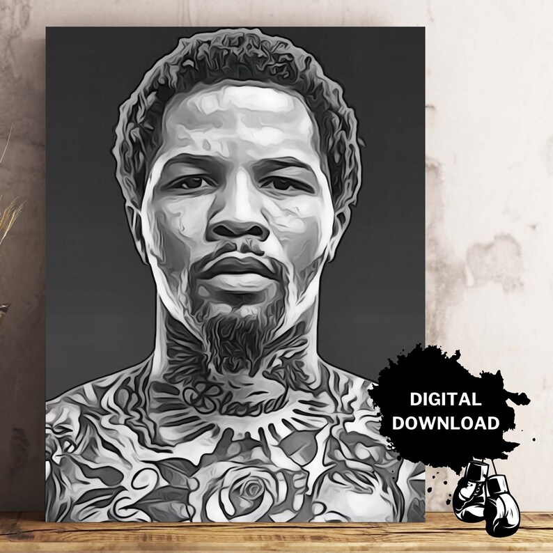 Gervonta Davis Poster, Tank, Undisputed Boxer, Champion, Face of Boxing ...
