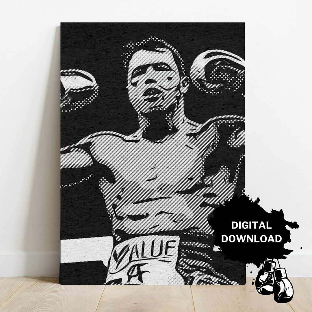 Canelo Alvarez Boxing Poster, Printable Wall Poster, Boxing Great ...