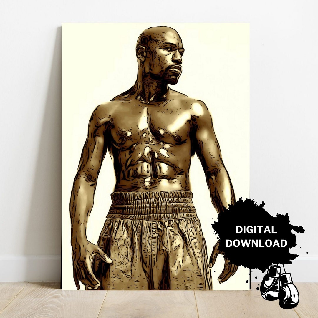 Floyd Mayweather Fighter Poster, Boxing Legend , Printable Wall Art ...