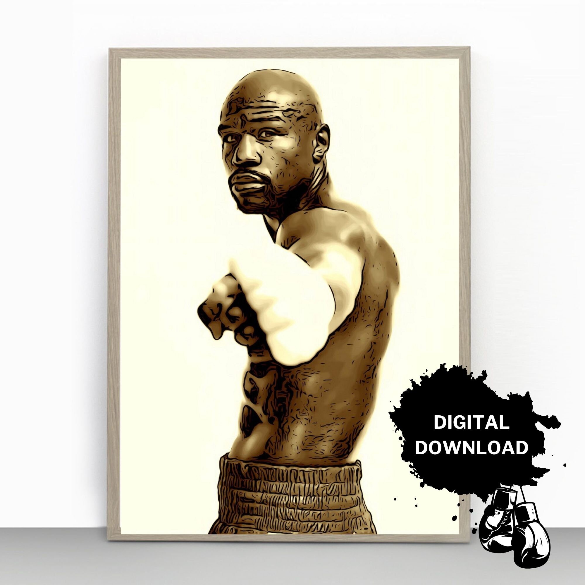 Floyd Mayweather Fighter Poster Greatest Boxer Printable - Etsy