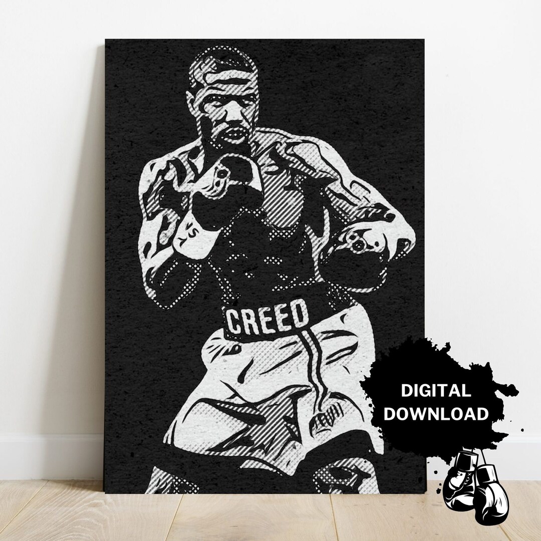 Creed Wall Art, Printable, Fighter Poster, Heavyweight Great, Pound-for ...