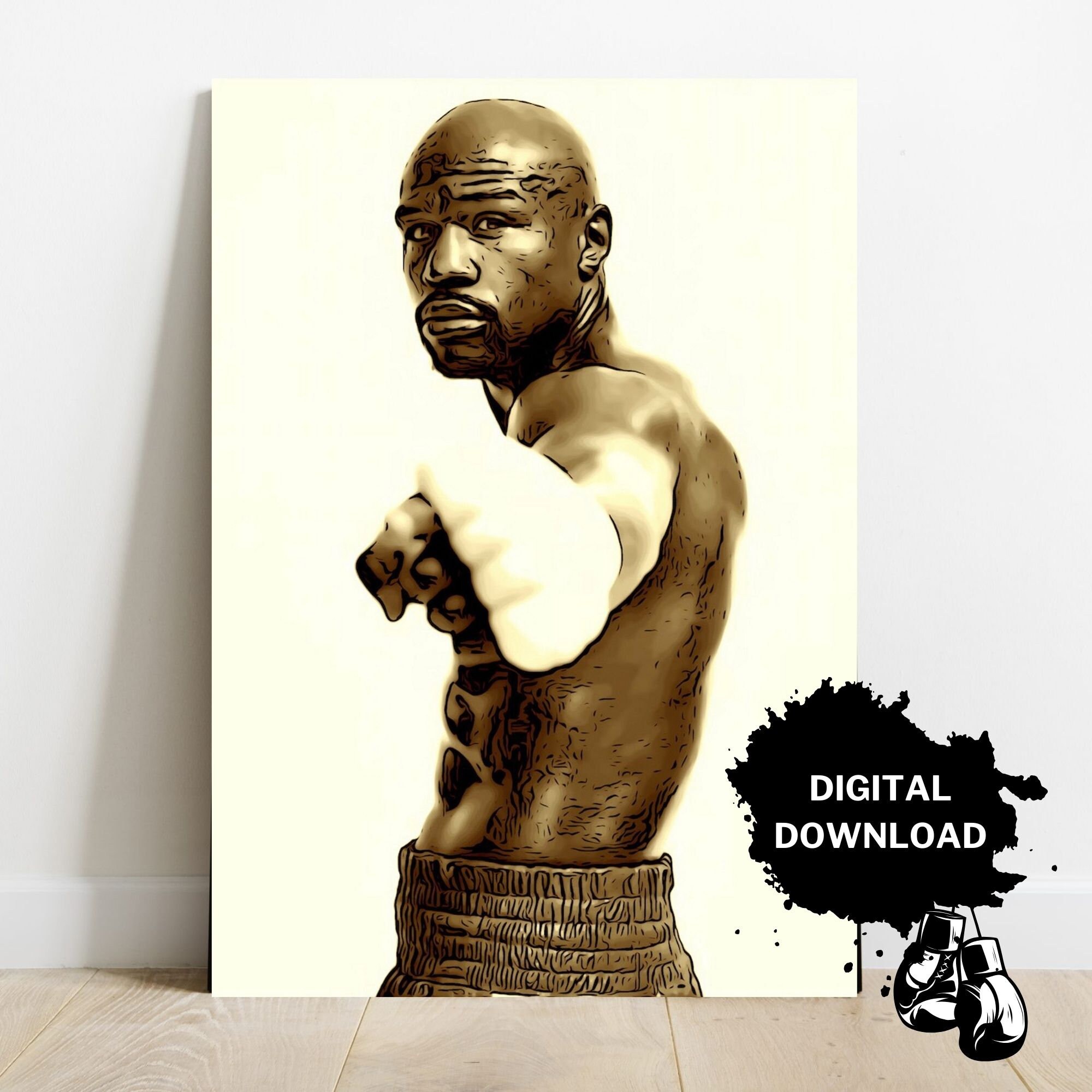 Floyd Mayweather Fighter Poster Greatest Boxer Printable - Etsy