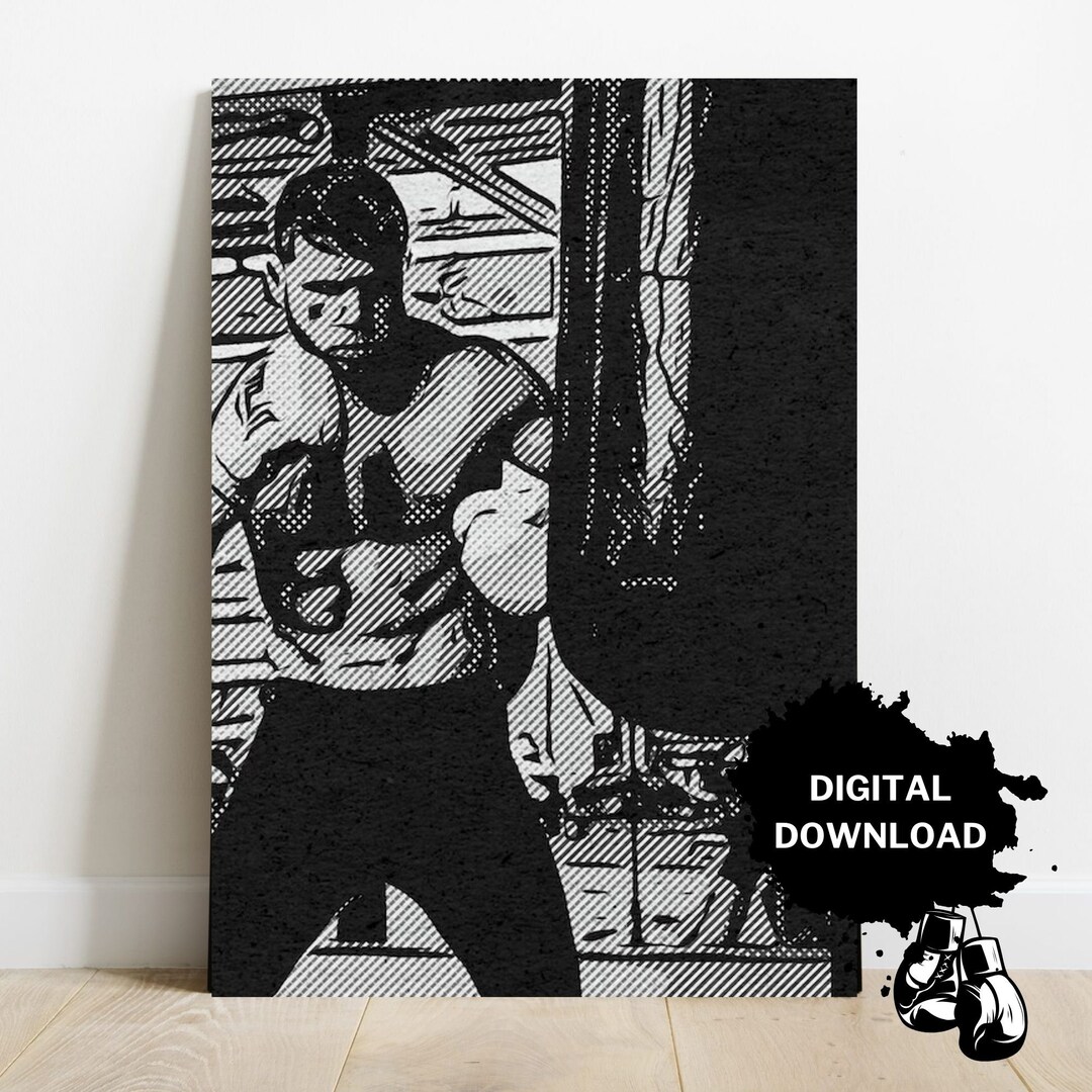 Canelo Alvarez Printable Poster, Wall Art, Boxing Legend, Boxer, Pound ...