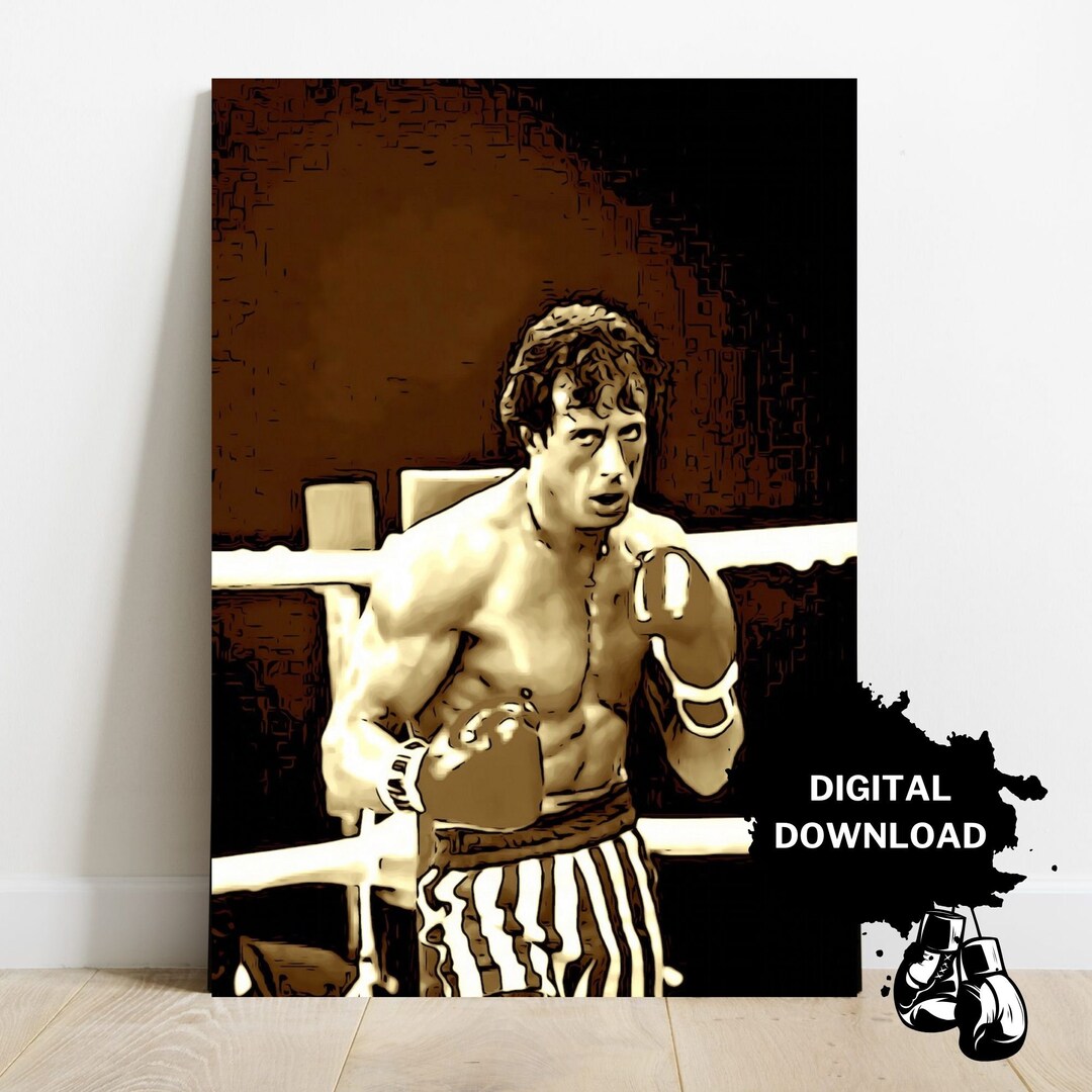 Rocky Balboa Poster, Heavyweight Boxing Icon, Boxing Great, Printable ...