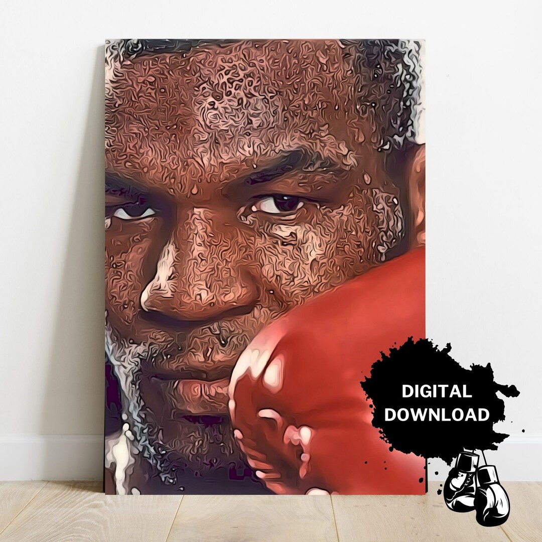Mike Tyson Boxing Poster, Heavyweight Legend, All Time Great ...
