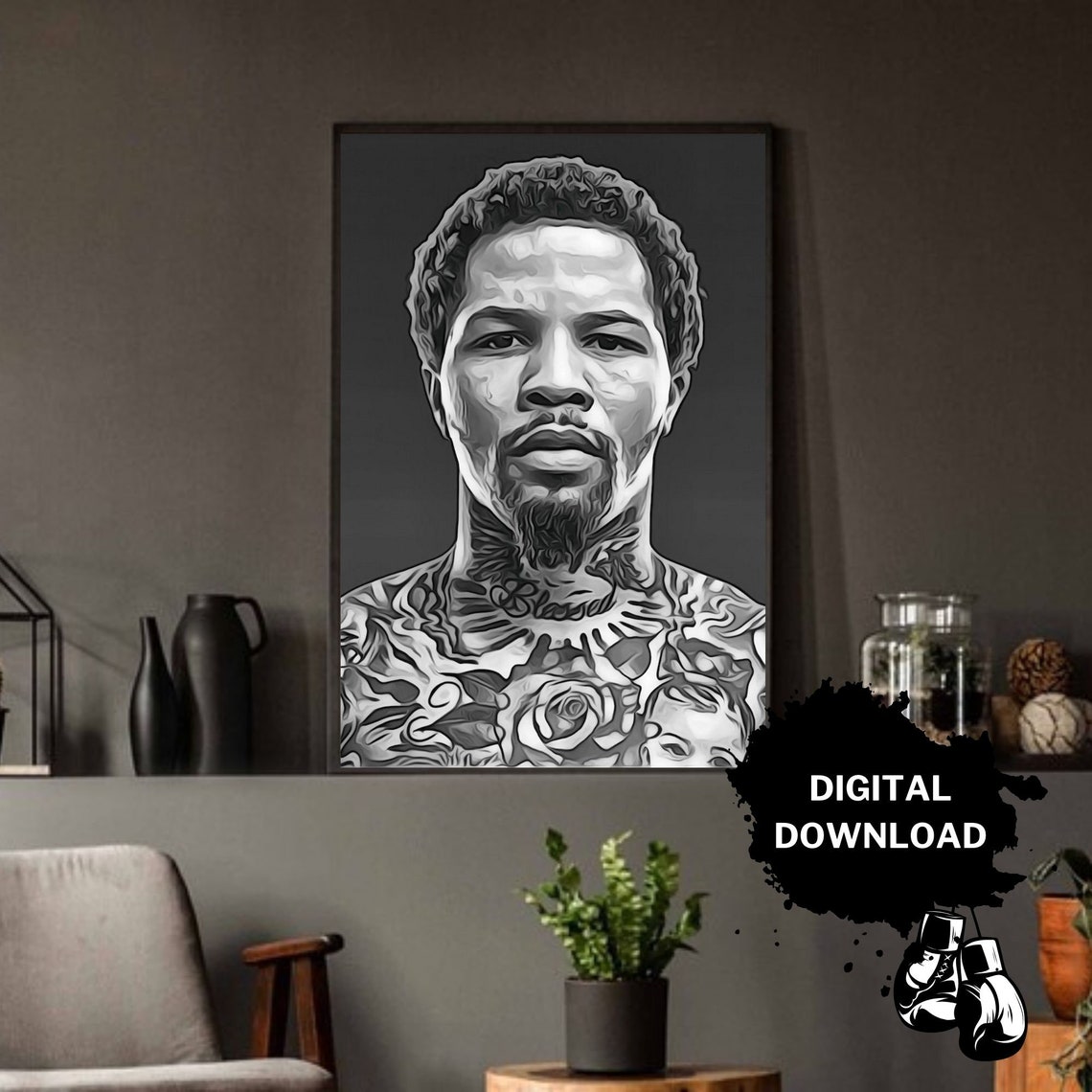 Gervonta Davis Poster, Tank, Undisputed Boxer, Champion, Face of Boxing ...