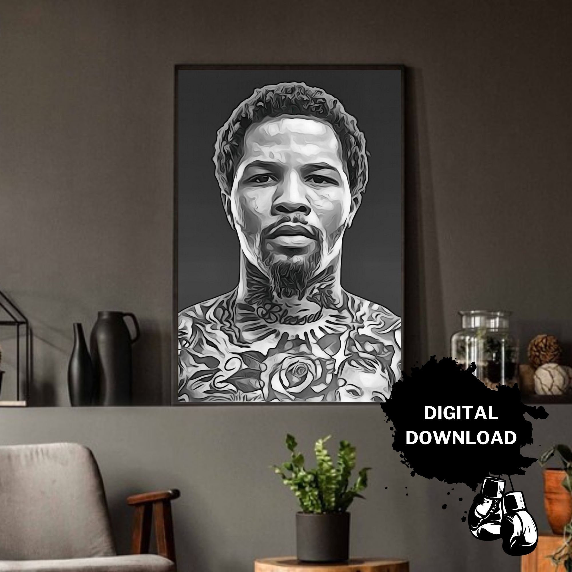 Gervonta Davis Poster, Tank, Undisputed Boxer, Champion, Face of Boxing ...