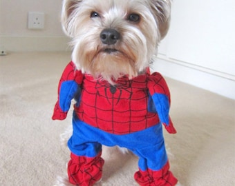 Spiderman Dog Costume - Etsy UK