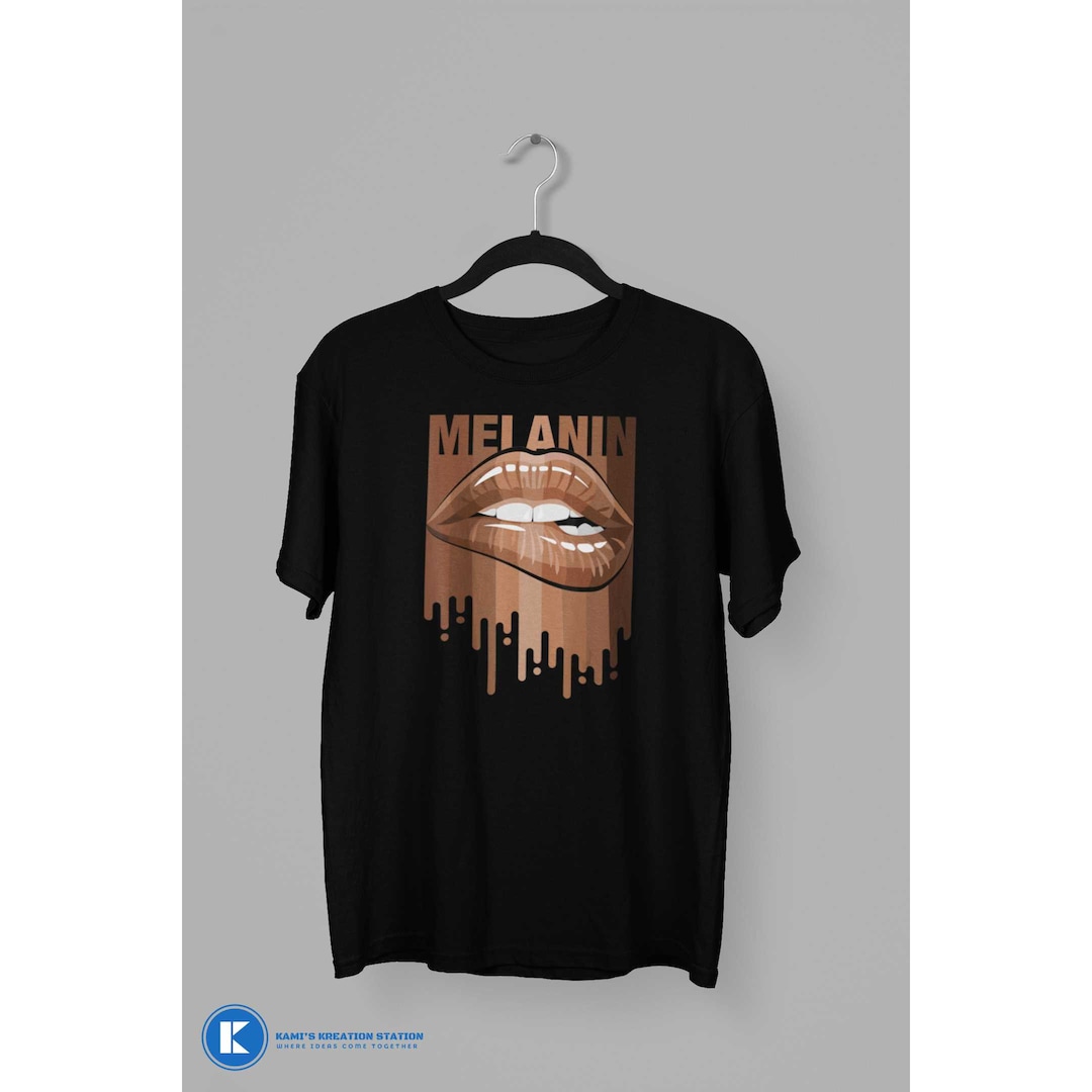 Dripping Melanin T-shirt - Etsy
