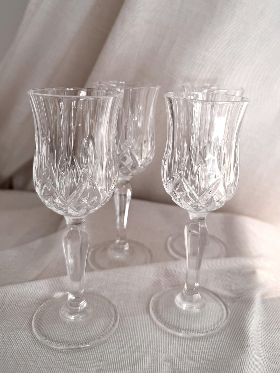 Vintage Italian Opera Glass | Crystal | Set of Four | Shot Glasses - Etsy