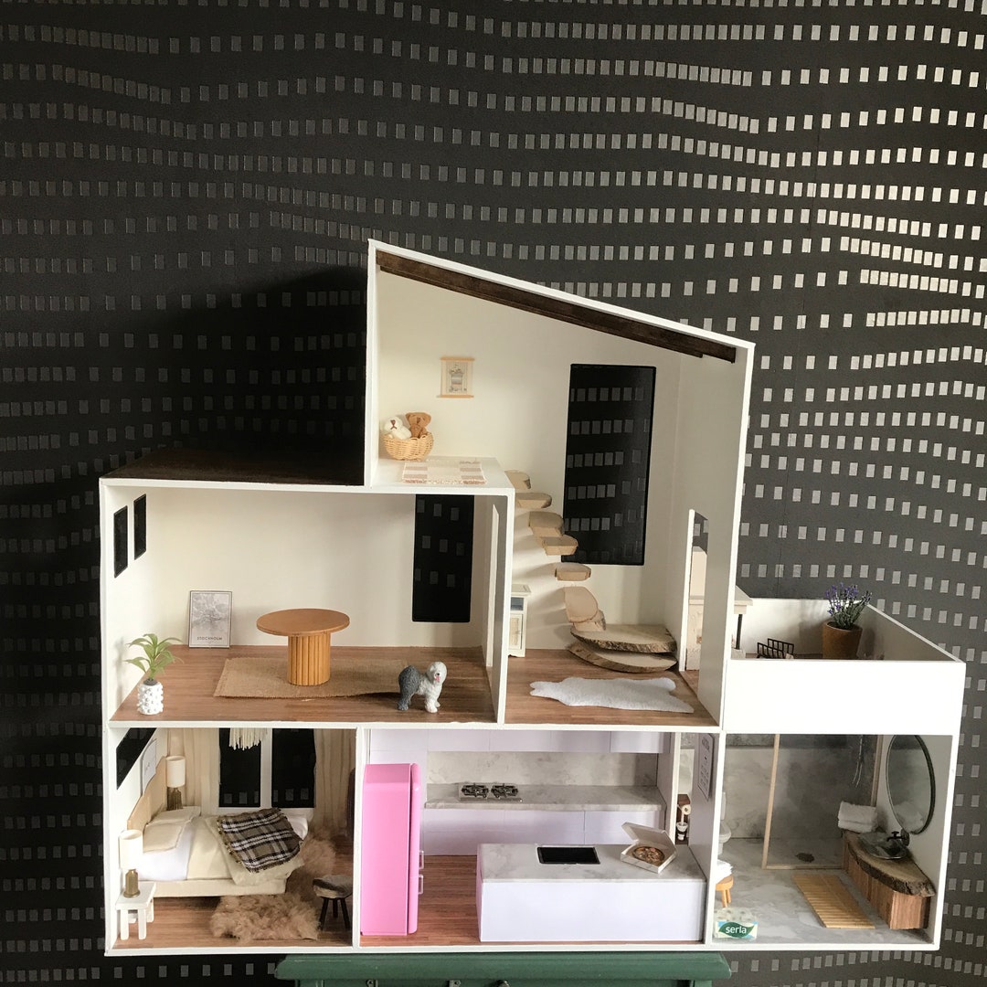 Dollhouse From Ferm Living / With Furniture / Modern Style / in Wood ...