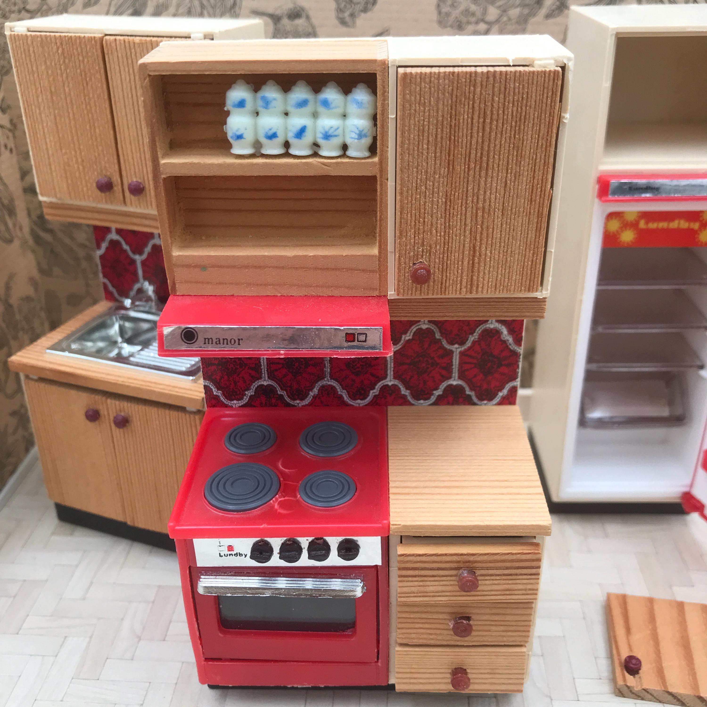 Lundby Kitchen Manor for the Dollhouse / Vintage / Sweden - Etsy
