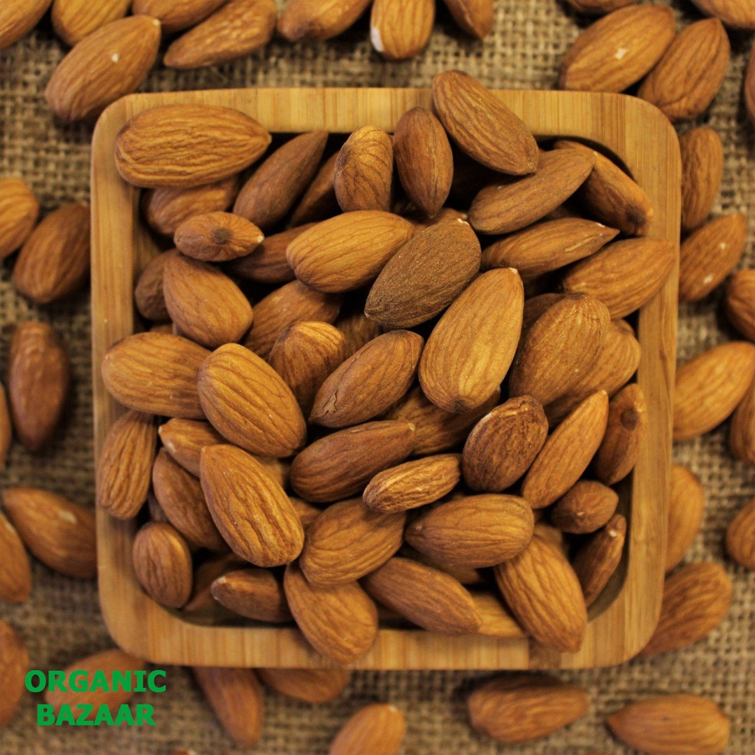 Almendras orgánicas-naturales tostadas-sin sal Almendra de - Etsy México