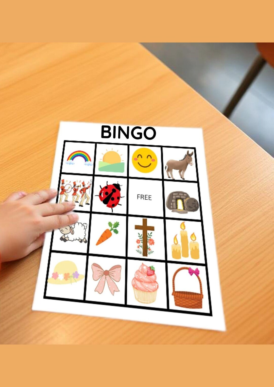 Easter Bingo Game for Classroom - Printable Educational Fun - Etsy