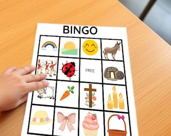 Easter Bingo Game for Classroom - Printable Educational Fun - Etsy