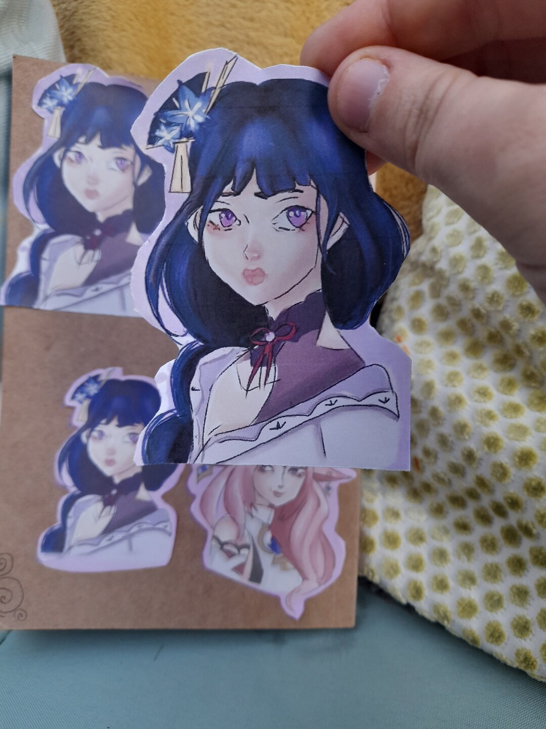 Genshin Impact Raiden Shogun / Yae Miko Stickers. adorable Divine ...