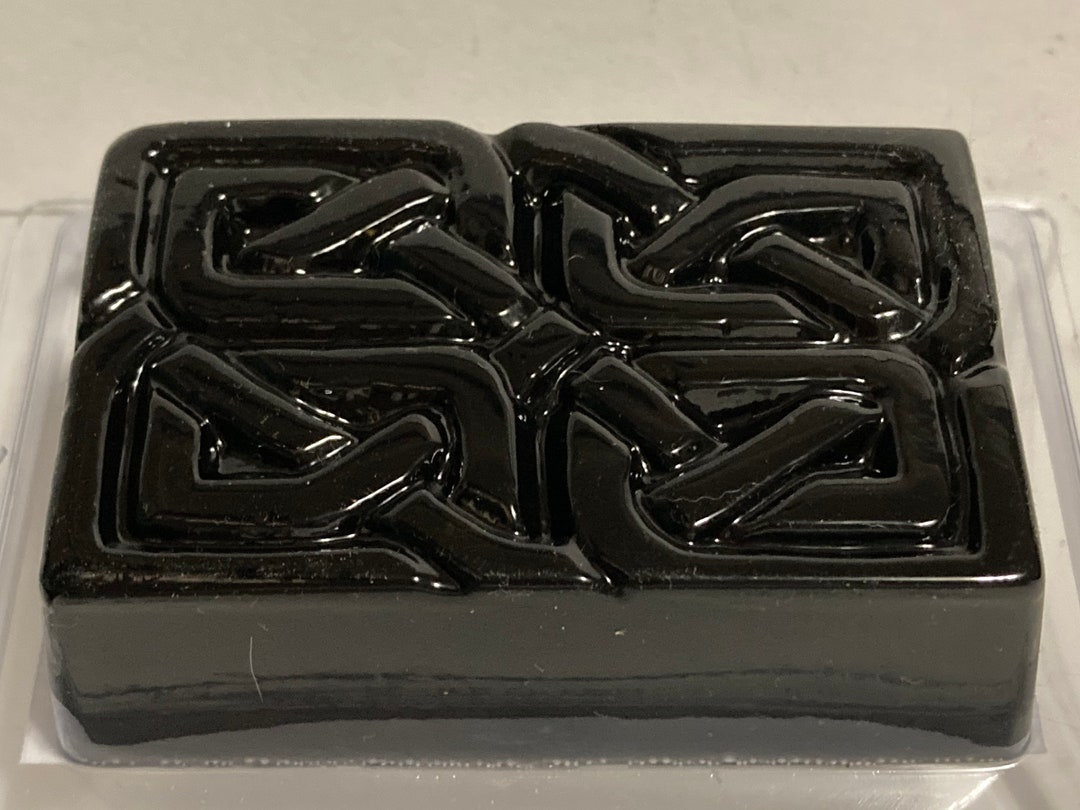 Shungite Bar Soap Celtic Knot Clamshell Design Thieves Blend - Etsy